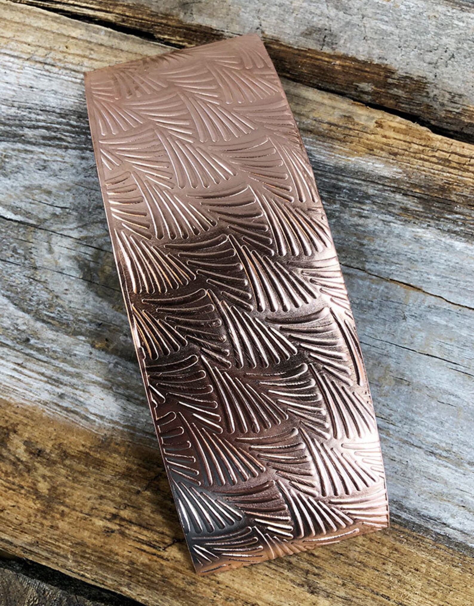 Patterned Copper Sheet tropical Ferns 2 X - Etsy