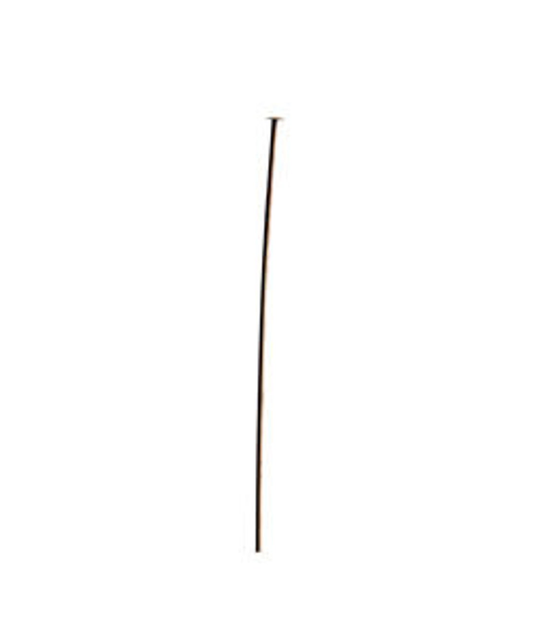Copper Head Pins 1-1/2" X .020" (24ga) Wire (pkg of 50) (807CU-05) - Etsy