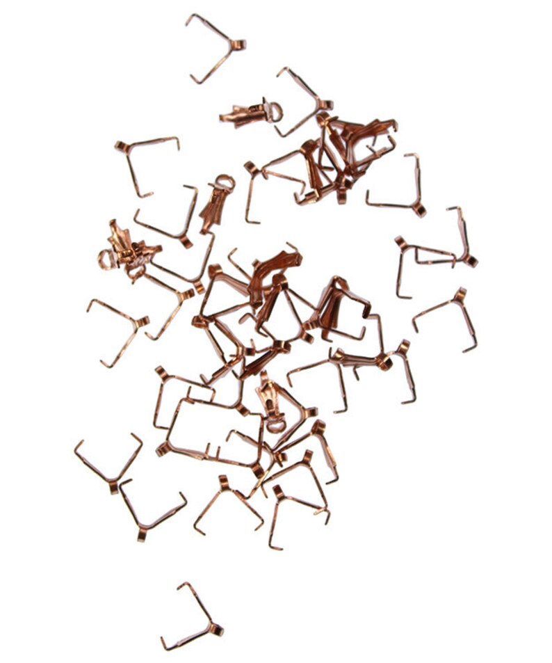 Copper Pinch Bail With Ring pkg of 50 910CU-05 - Etsy