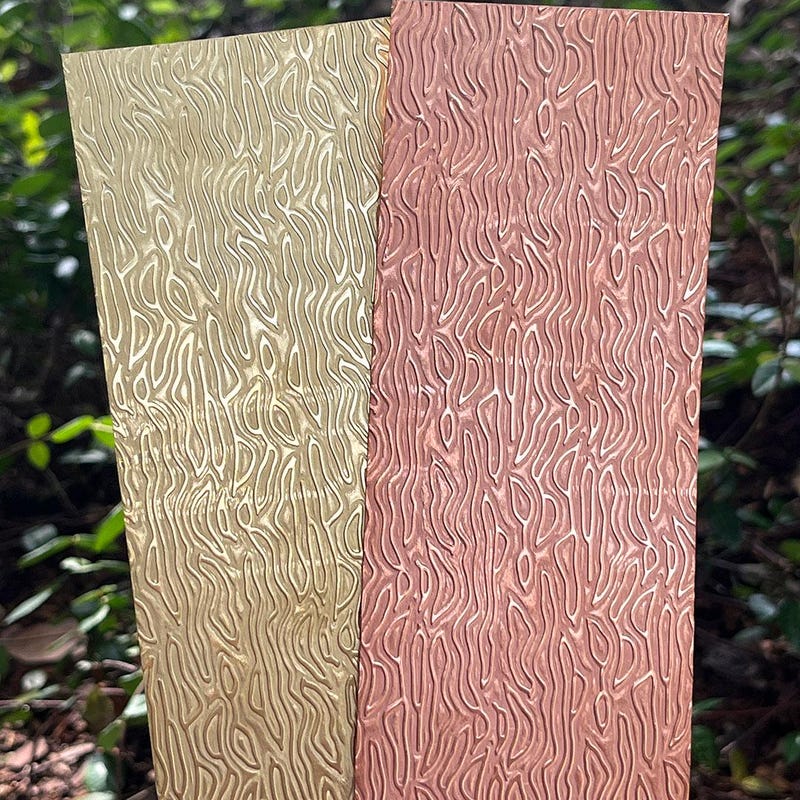 Textured Metal Sheet - Etsy