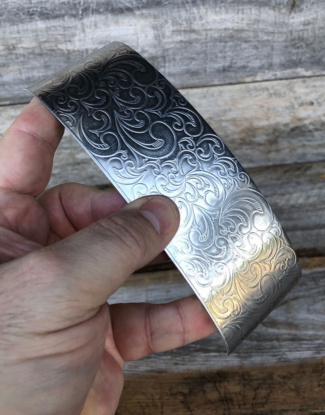 Patterned Aluminum Sheet nouveau 2 X 6 - Etsy