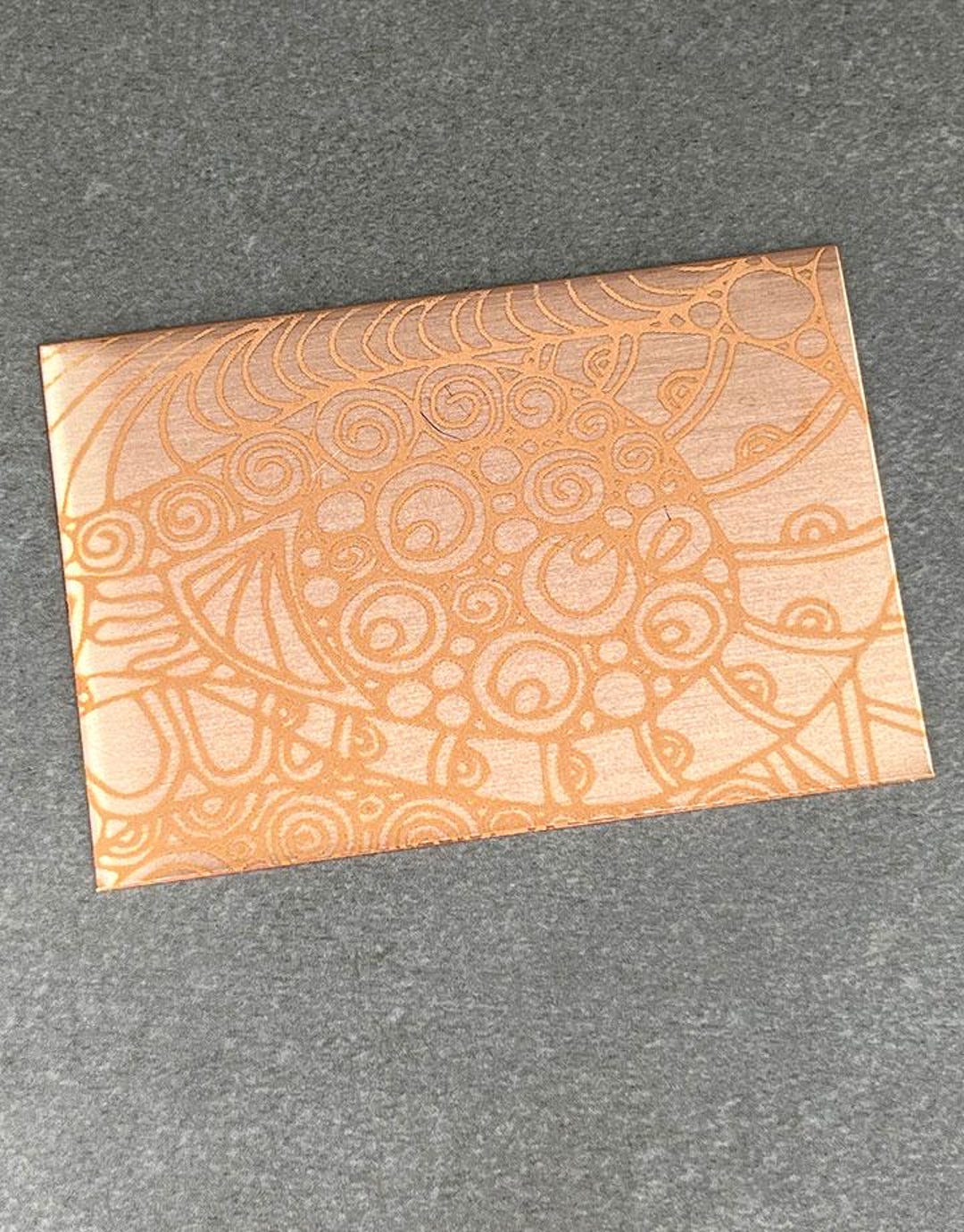 Laser Engraved Pattern Copper Sheet (doodles#3) 3x2" (CLP0018) - Etsy