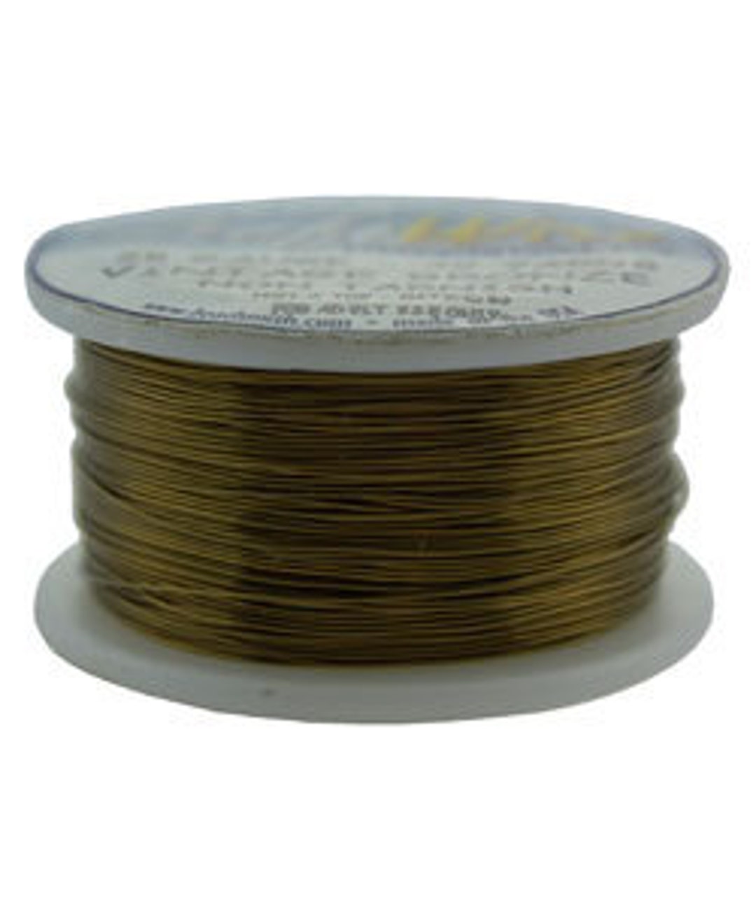 Craft Wire Tarnish Resistant Vintage Bronze Round Wire 28ga 40yd ...