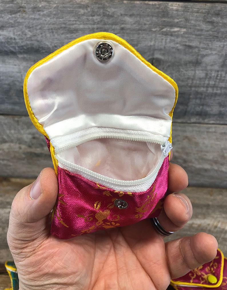 Silk Pouches With Zipper 3-1/2x3 dozen DBX2403 - Etsy