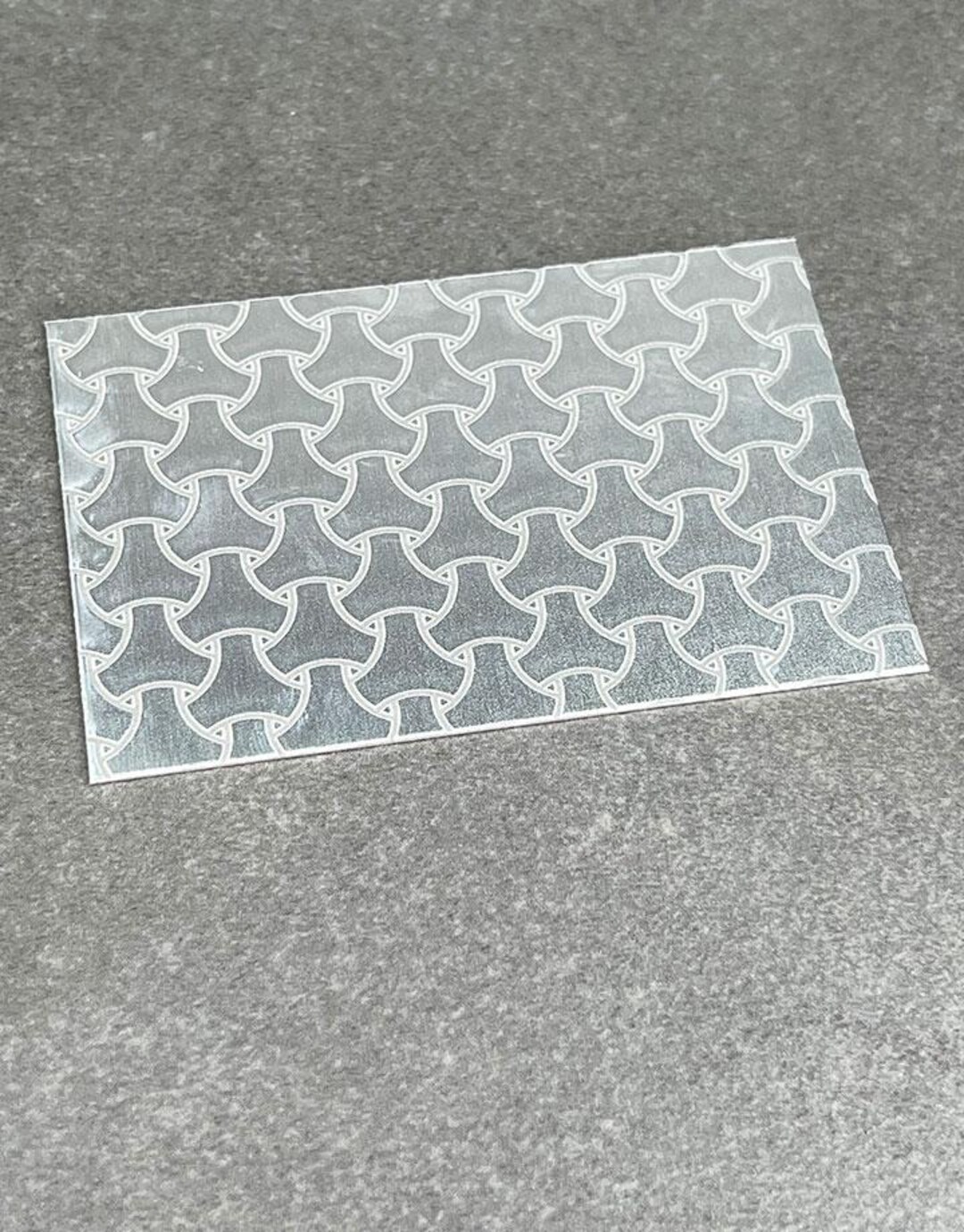 Laser Engraved Pattern Aluminum Sheet (tri-mesh) 3x2" (ALP0026) - Etsy