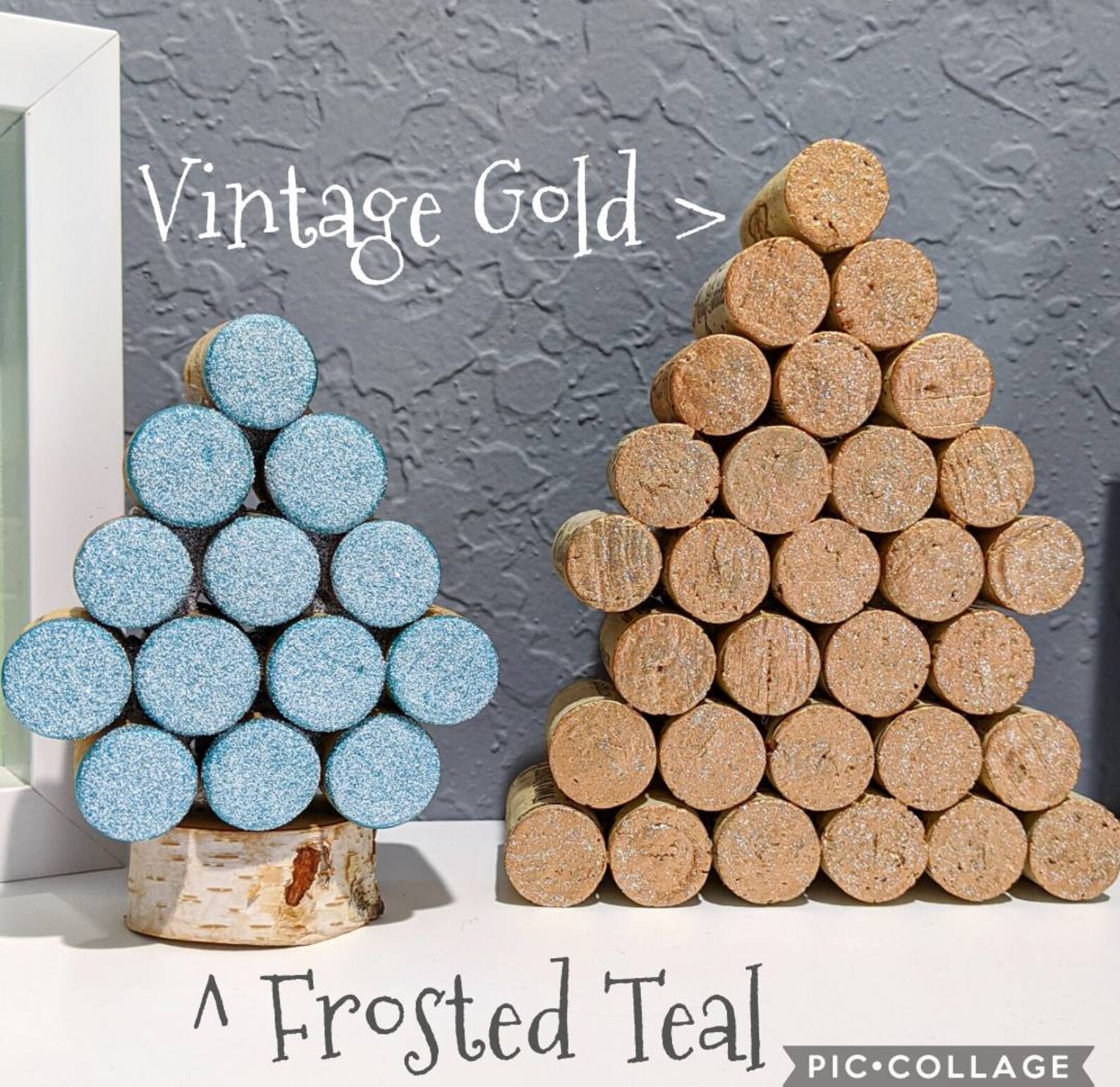 Cork Christmas Tree Rustic Farmhouse Style Decor Holiday | Etsy