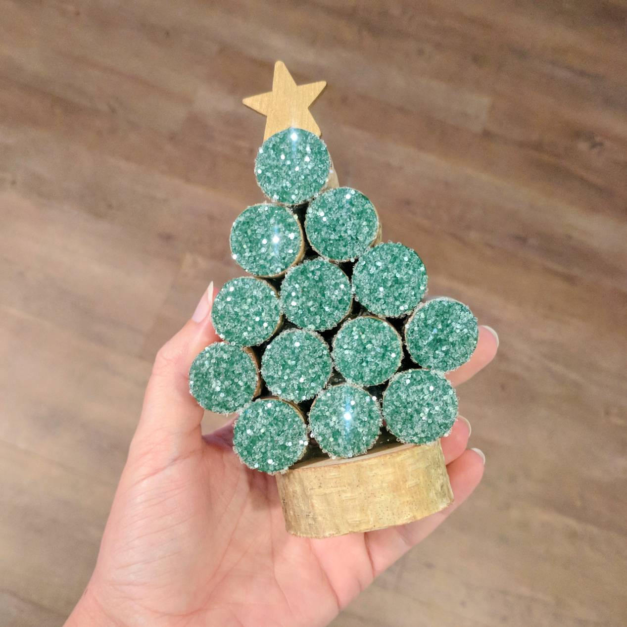 Cork Christmas Tree Rustic Farmhouse Style Decor Holiday Decoration ...