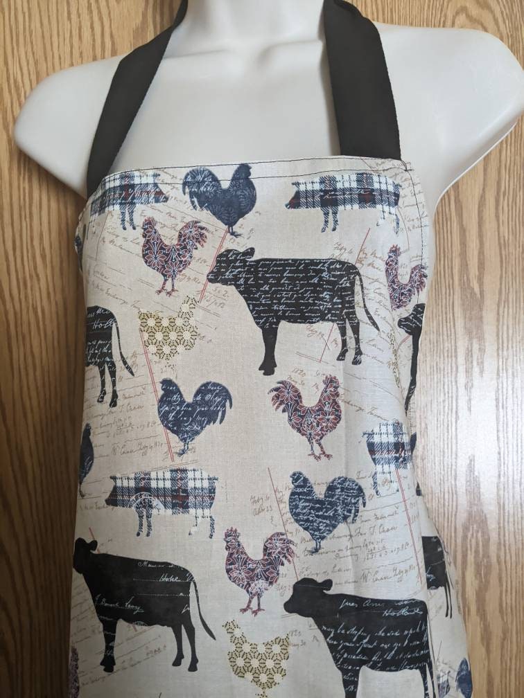 Plus Size Women's Apron, Plus Sizes, Women's Country Apron, Ladies Farm ...