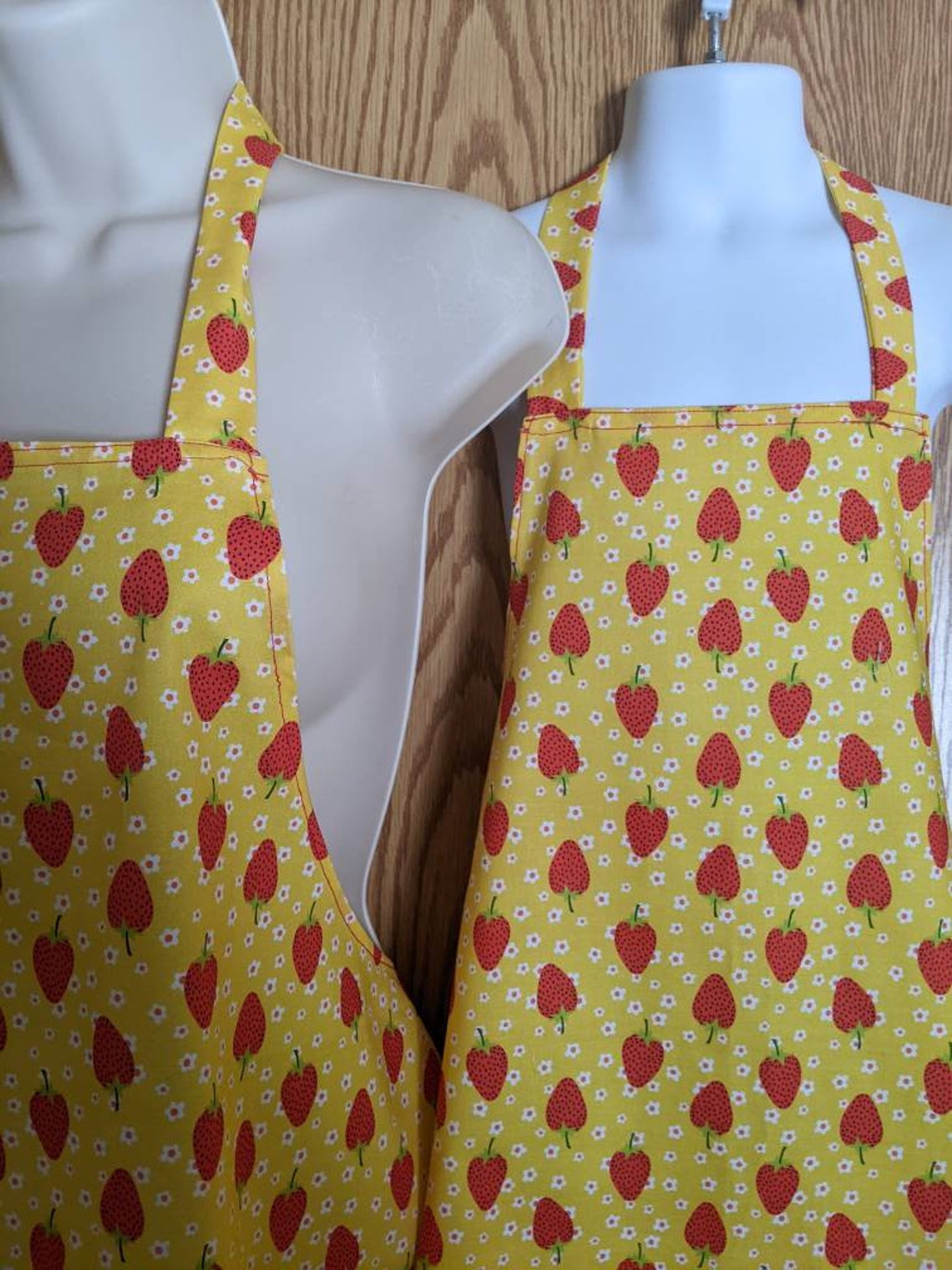 Mother Daughter Aprons, Mom Daughter Aprons, Apron Sets, Yellow Aprons ...