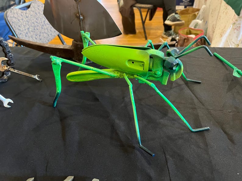 Metal Grasshopper - Etsy