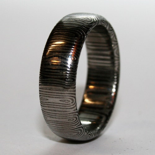 Damascus Ring - Etsy