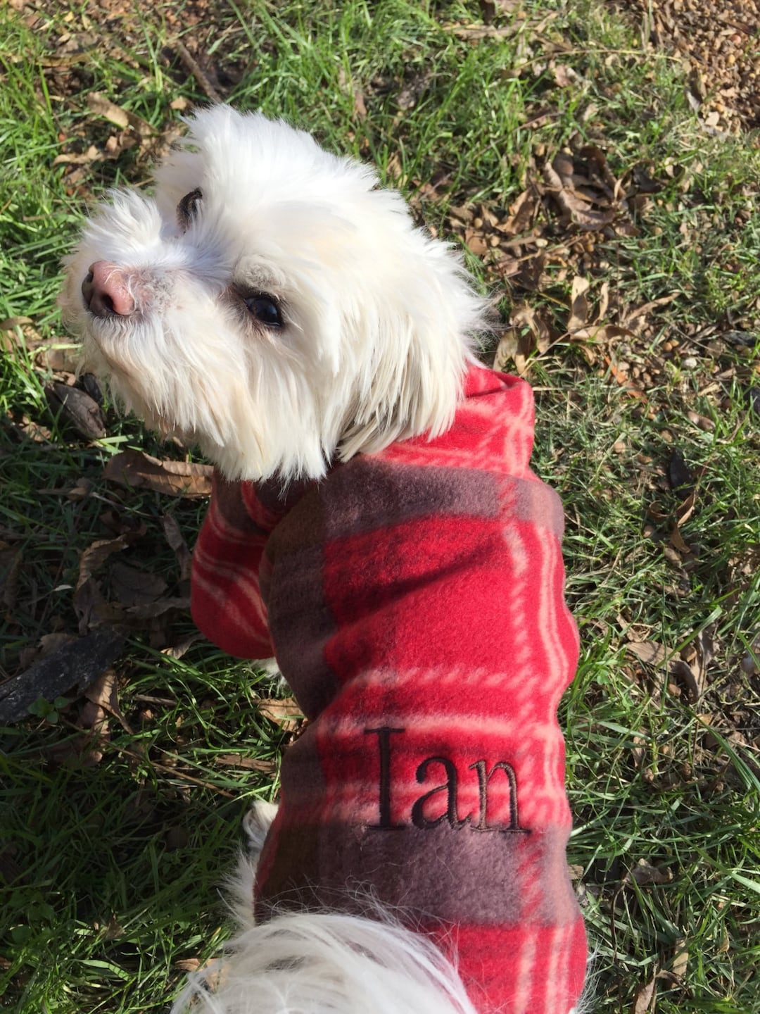 Custom Dog Jacket Dog Coat Dog Clothes Personalized Warm Dog Sweater ...