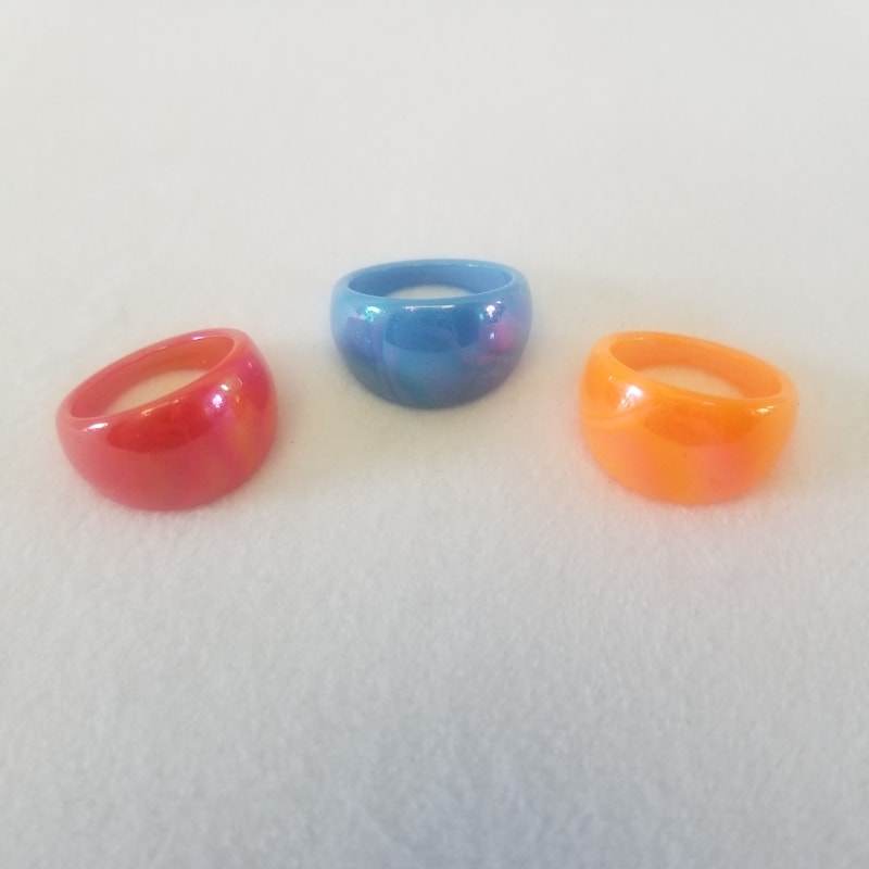Lucite Ring - Etsy UK