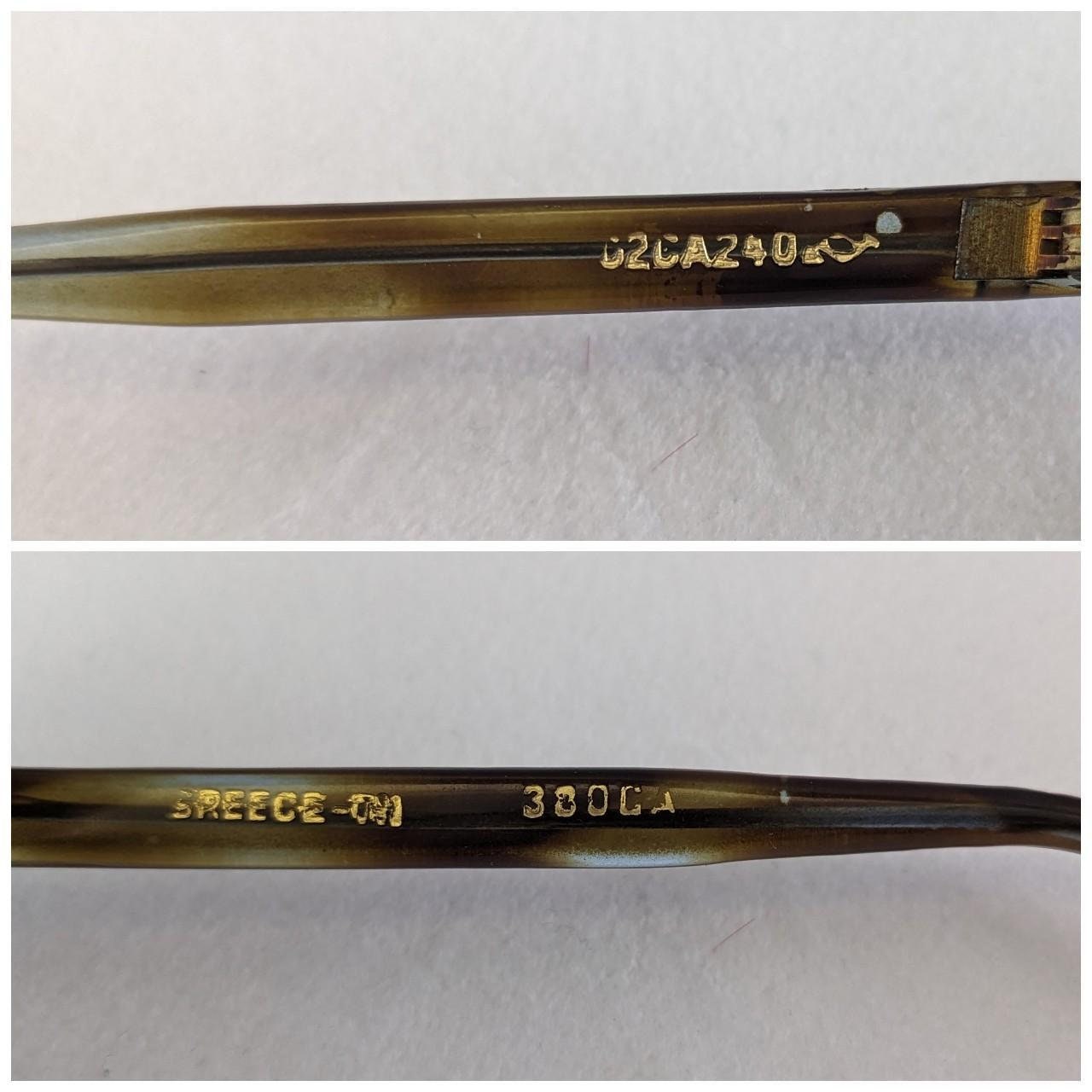 1960s New Old Stock Greek Blue and Brown Tortoiseshell Sunglasses With ...