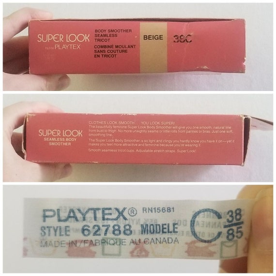 1970s BNIB Playtex Super Look Nude Bodysuit - Gem