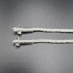 2 Glass Wick Holders | .75 Length Glass Wick Tubes | Wick Tubes | Glass ...