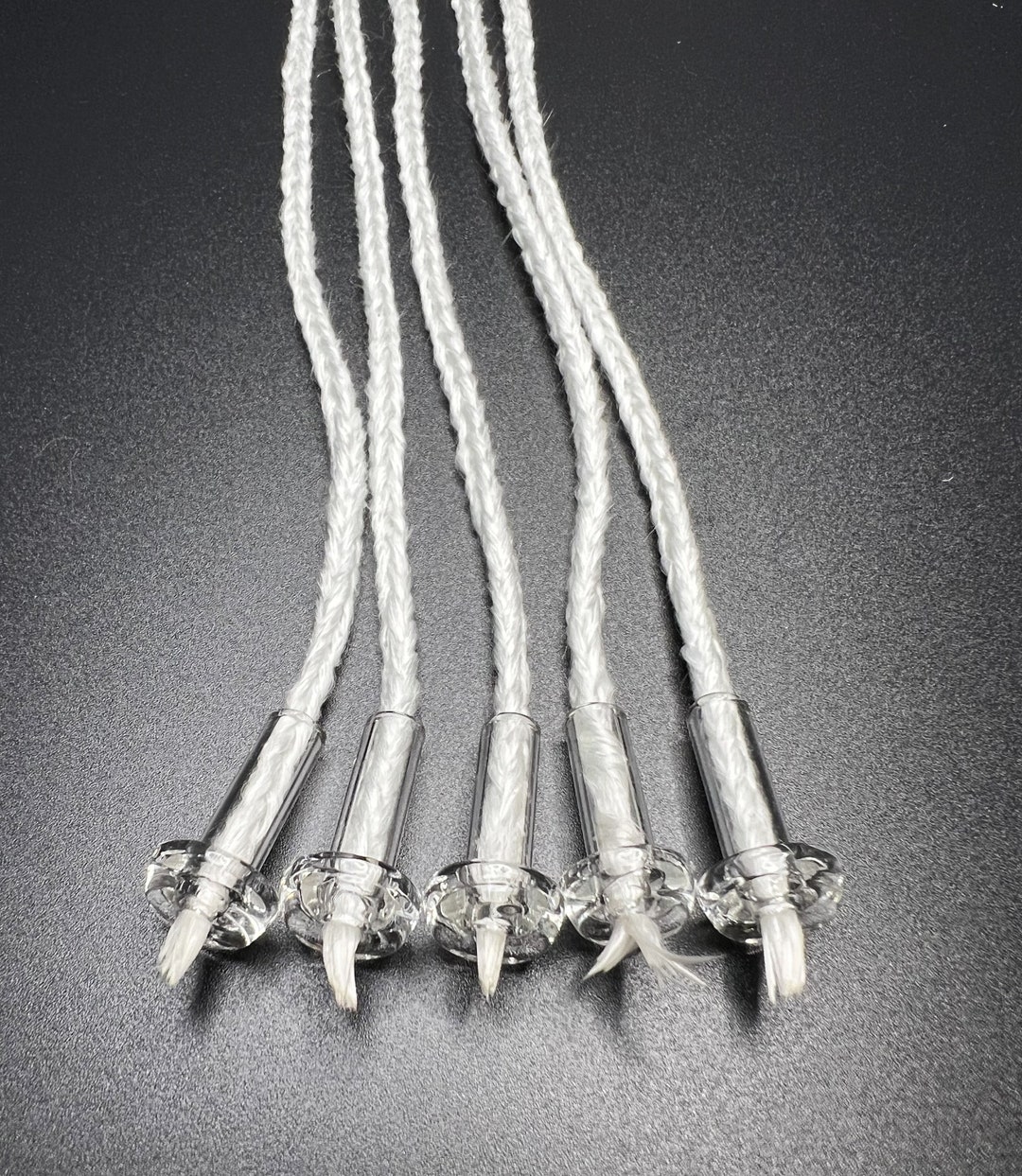 5 Glass Wick Holders | .75 Length Glass Wick Tubes | Wick Tubes | Glass ...