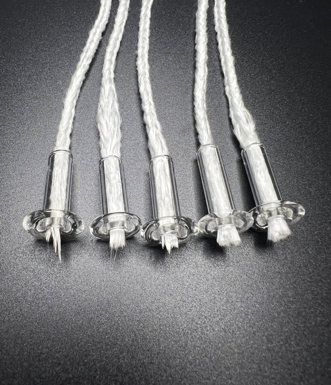 5 Wide Flange Top Wick Tubes | Glass Wick Tubes | Wick Tube Inserts ...