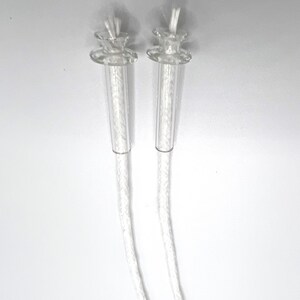 2 Glass Wick Holder Tubes | Fiberglass Wicks | Glass Wick Tubes | Oil ...