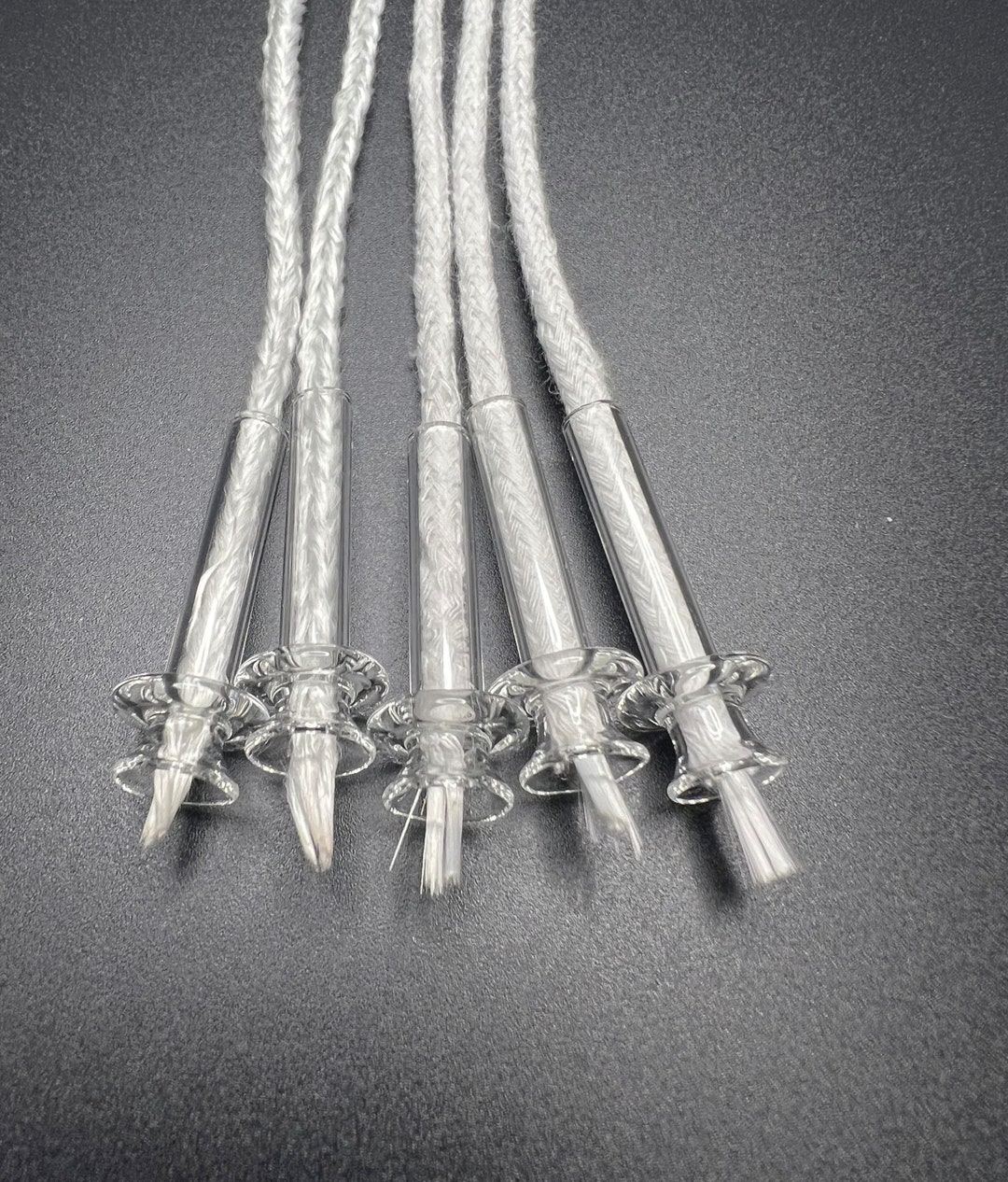 5 Glass Wick Holders | Glass Wick Tubes | Fiberglass Wicks for Oil ...