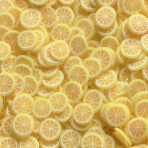 5g Polymer Clay Lemon Slices Over 100 Pieces - Etsy