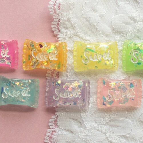 6 Pcs Clear See Through Sweet Heart Shaped Wrapped Candy - Etsy