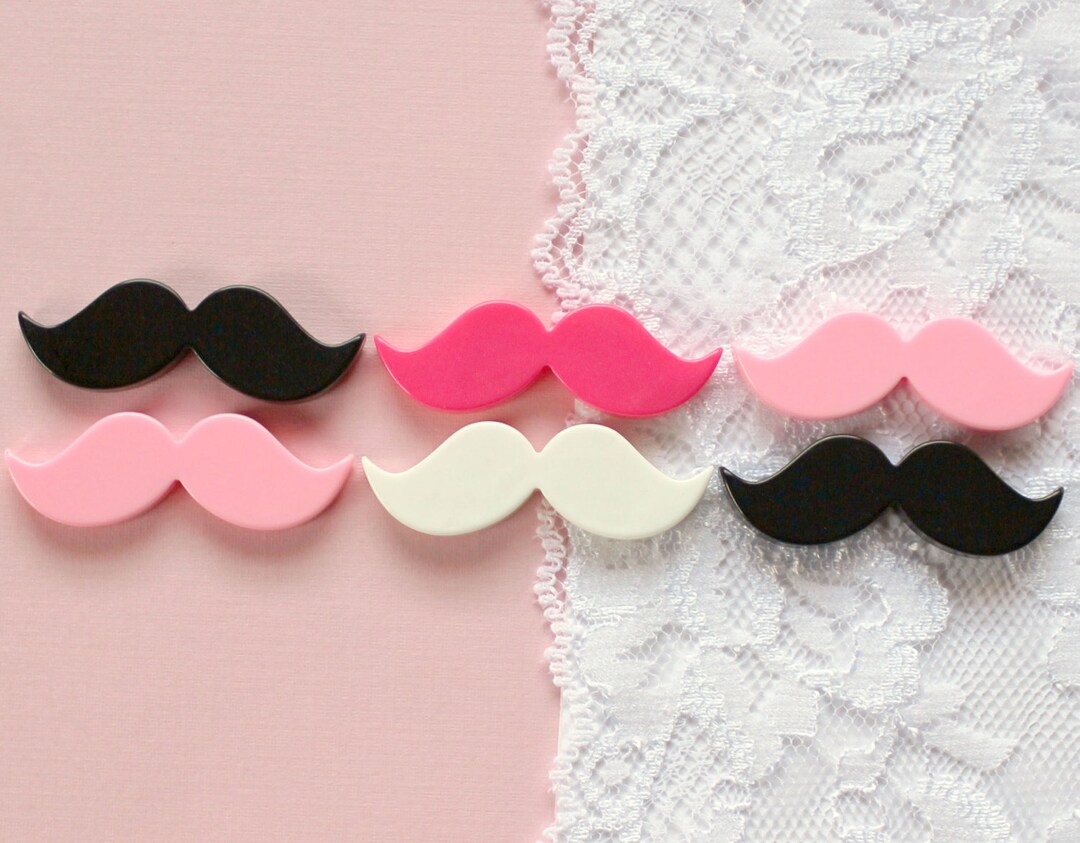 Big Old Fashioned Gentleman Mustache Cabochons - 44x14mm - Etsy