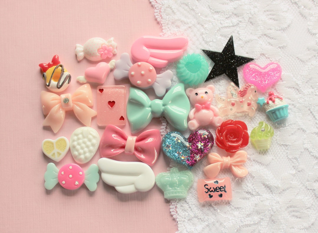 25 Pcs Cute and Sweet Cabochon Set Sizes 16mm-35mm Grade A Quality - Etsy
