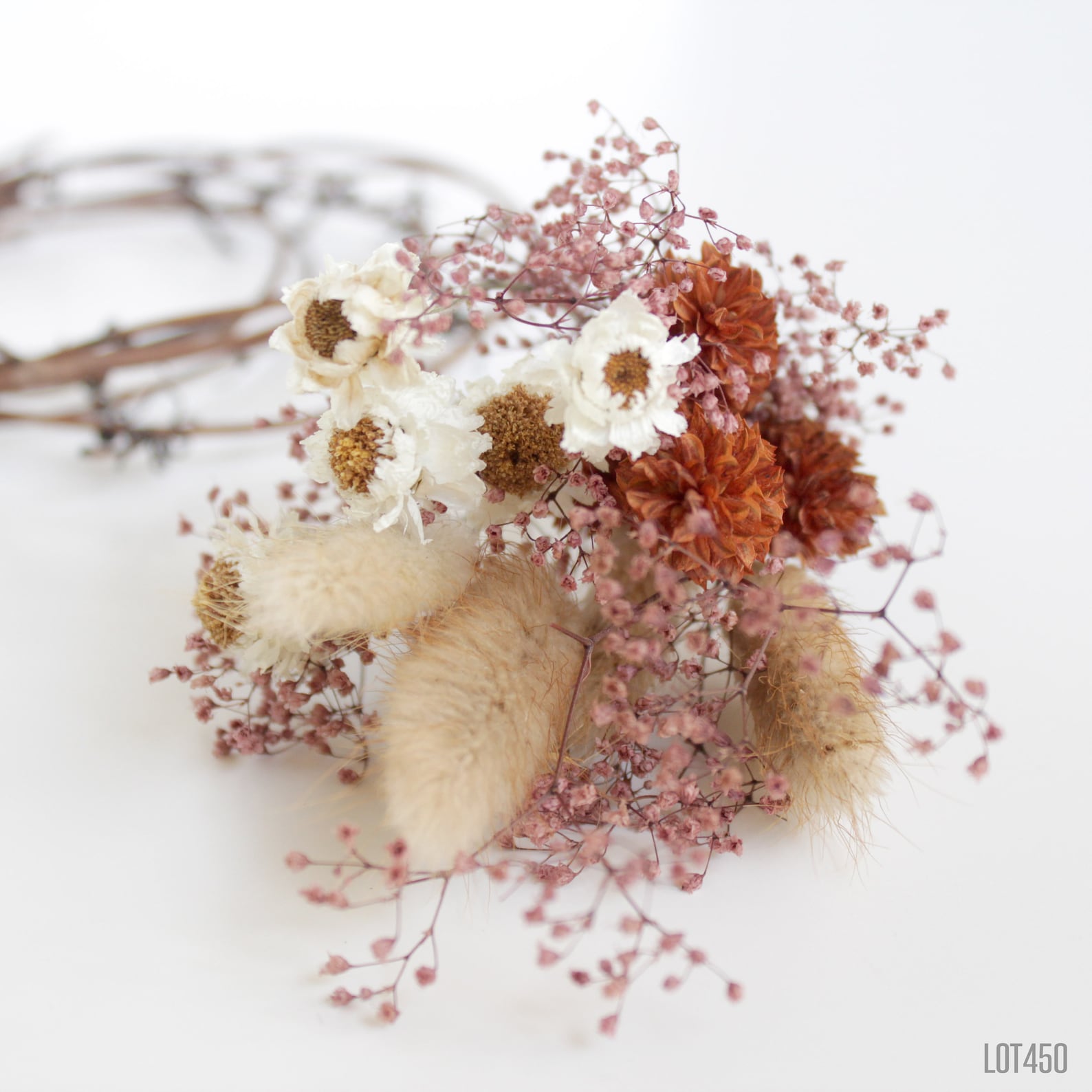 Floral Craft Gift DIY Flower Wreath Kit Mixed Dried Flowers - Etsy