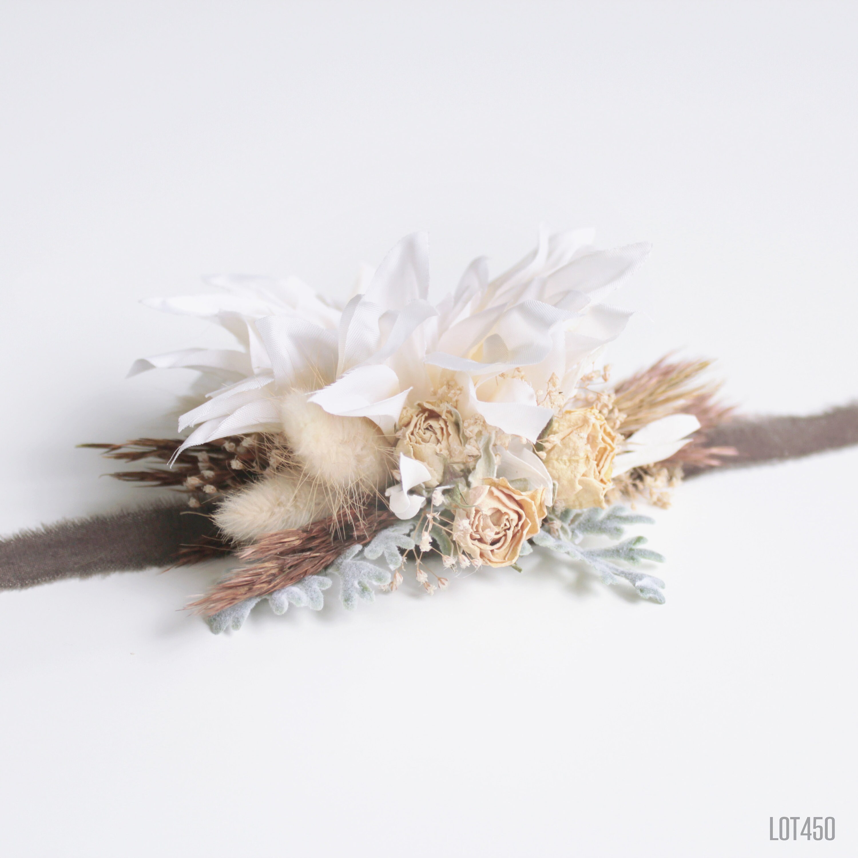 Rustic Boho Floral Corsage Wrist or Pin on Corsage With - Etsy