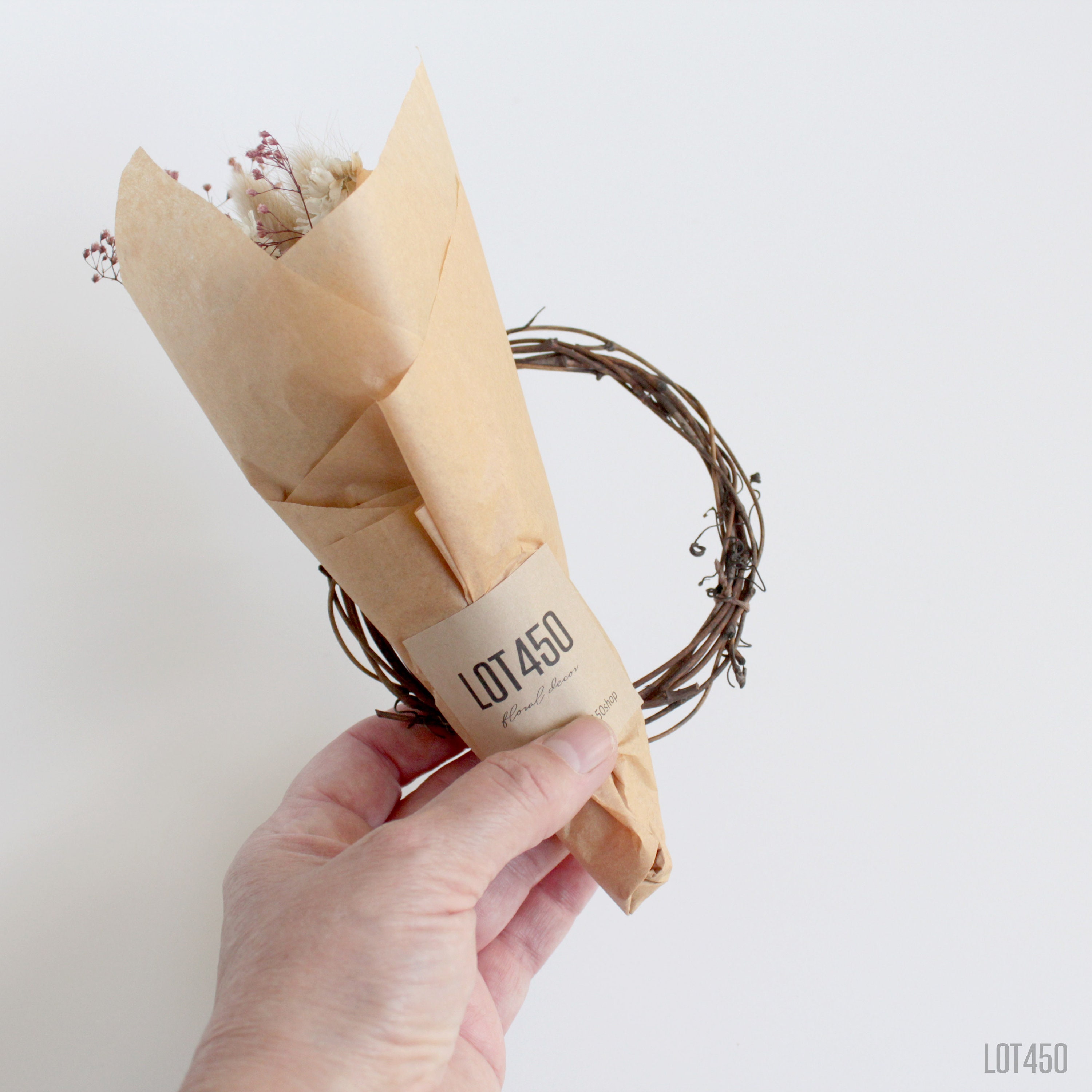 Floral Craft Gift DIY Flower Wreath Kit Mixed Dried Flowers - Etsy