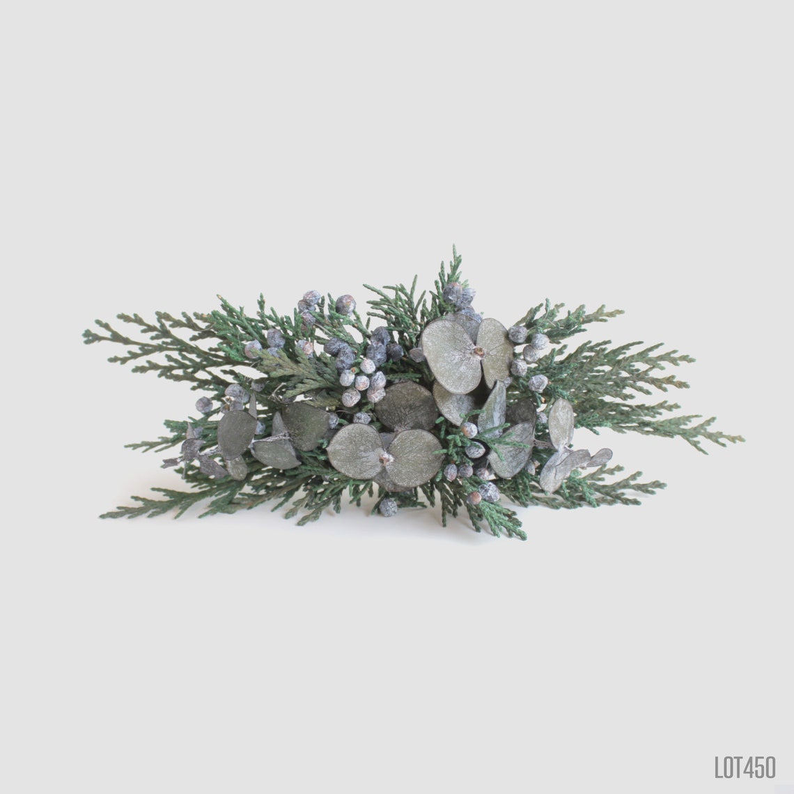 Evergreen Cake Pick, Pine and Eucalyptus, Winter Woodland Cake ...