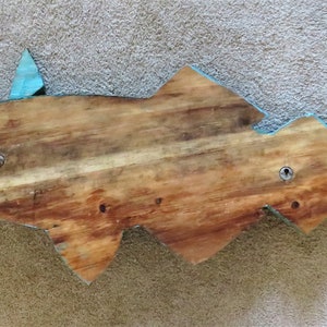 LARGE Hand Carved Wood Fish & Chips Sign - Etsy