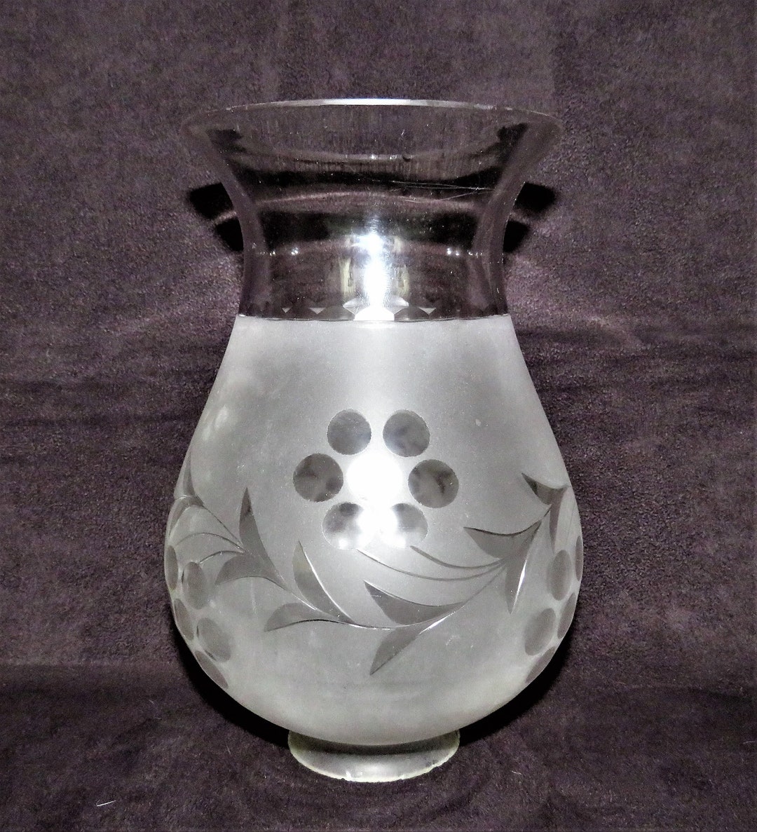 Antique Wheelcut Glass Shade for Oil Astral Solar Argand Lamp - Etsy