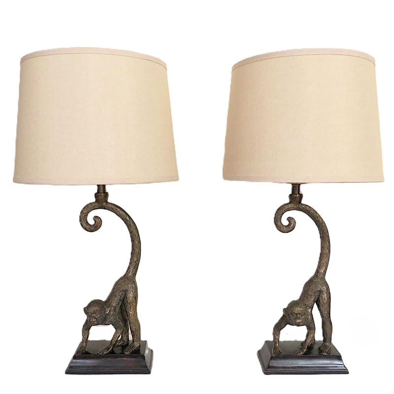Monkey Lamp - Etsy