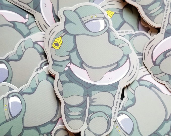 EOD Fat Man Bomb Suit Multicam Matte Vinyl Sticker | EOD Pride / Humor ...