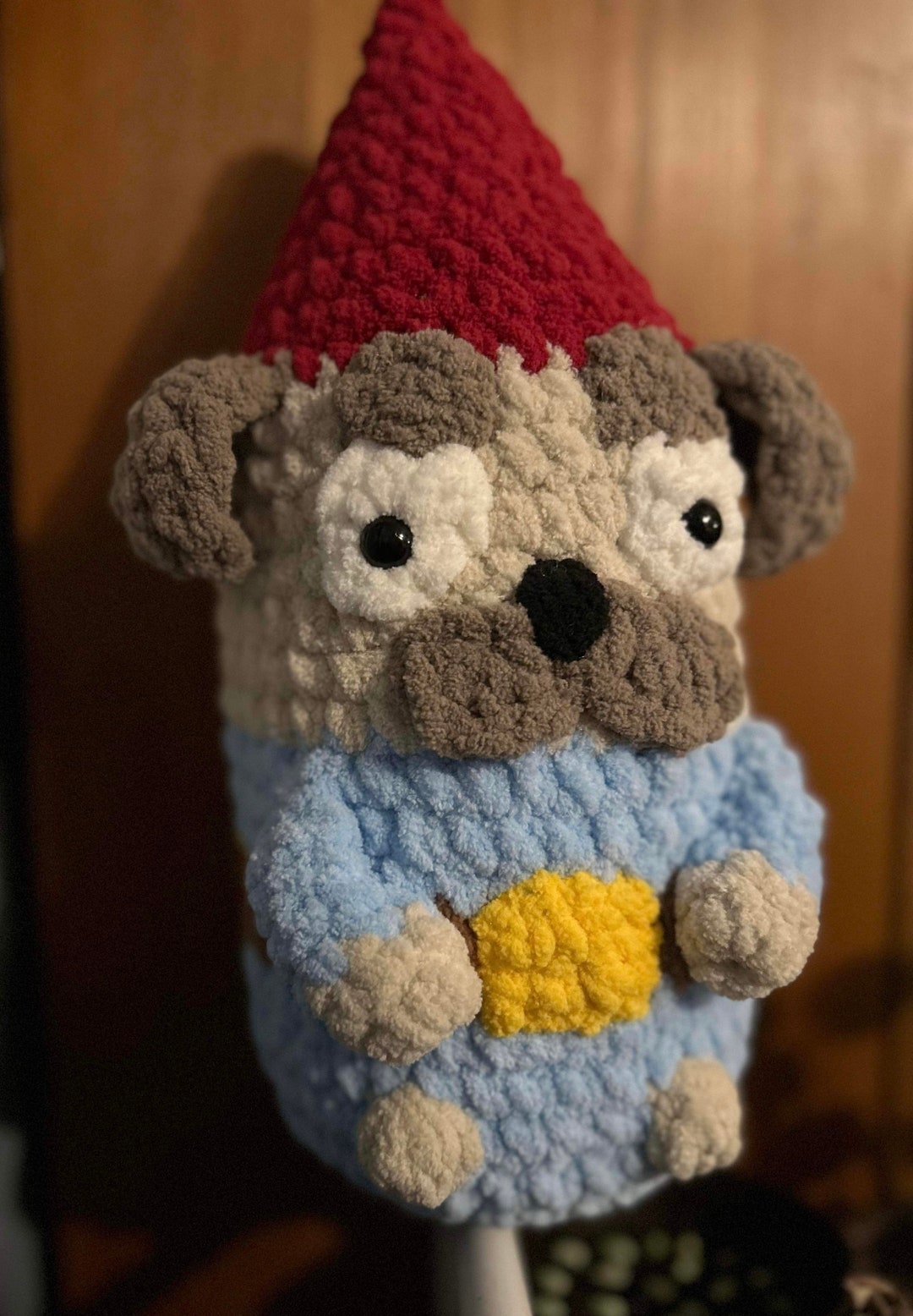 Bluey Crochet Pattern Heeler Gerald the Gnome Gerald Jeremy From Bluey ...
