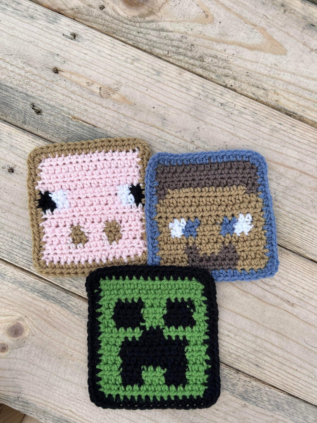 Minecraft Pattern Bundle - Minecraft Creeper - Minecraft Pig ...