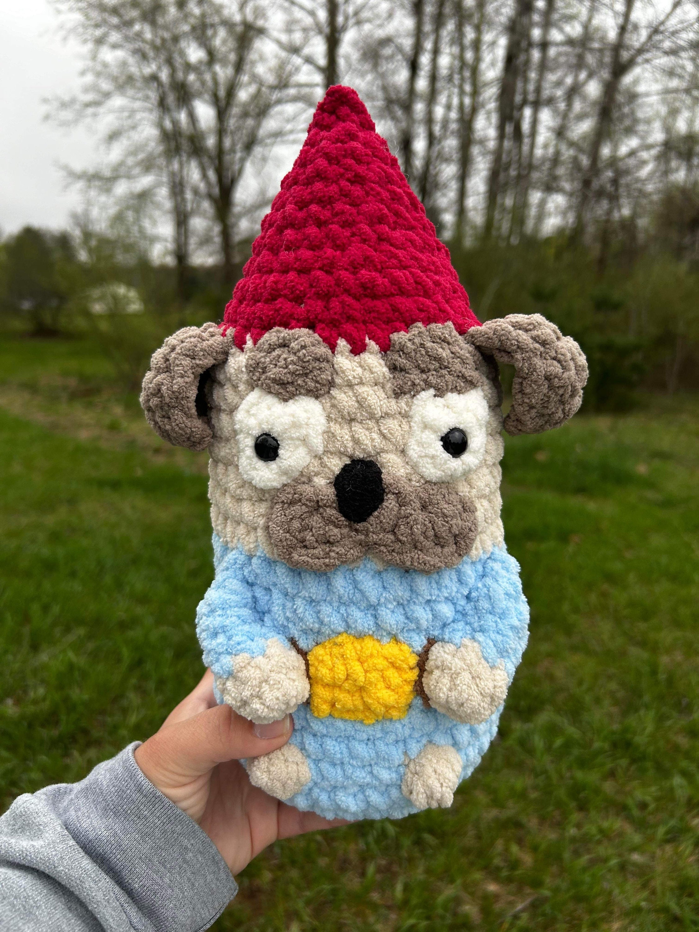 Bluey Crochet Pattern Heeler Gerald the Gnome Gerald Jeremy From Bluey ...