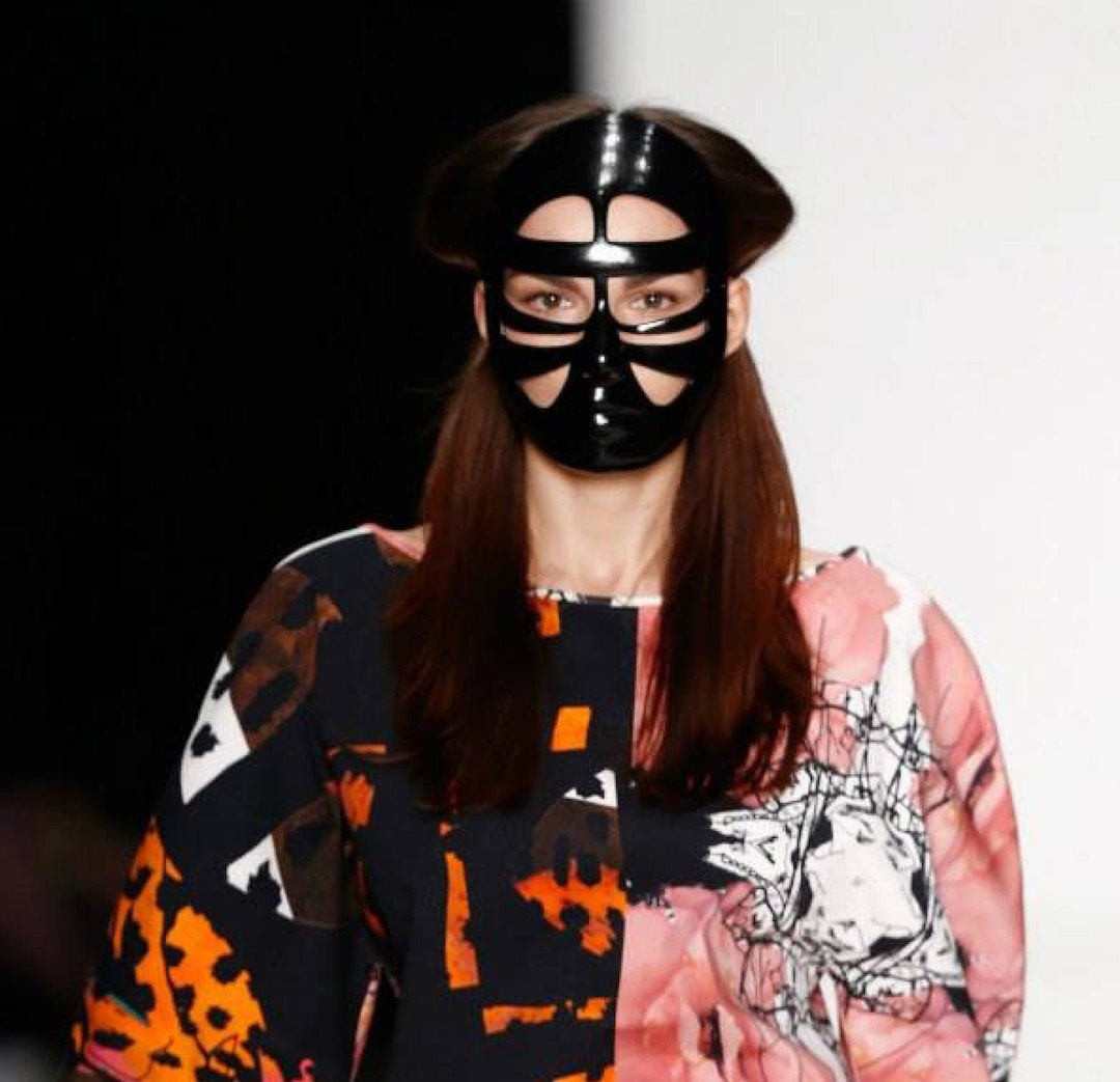 Fashion Mask Black Full Face Couture Photo Art Shooting Photographer ...