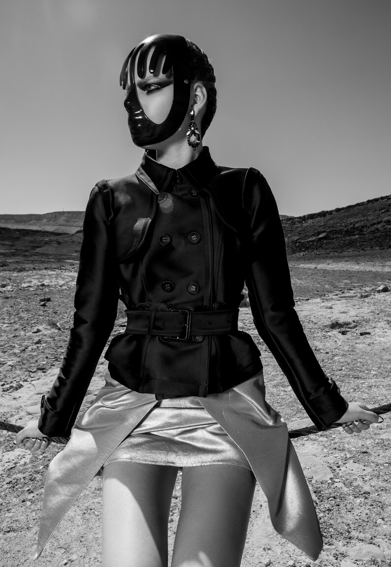 Fashion Mask Black Full Face Couture Photo Art Shooting Photographer ...