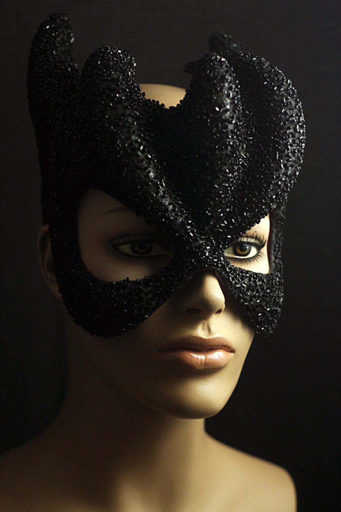 Handcrafted Mask black Queen Unique Mask Design Made With Love, Papier ...