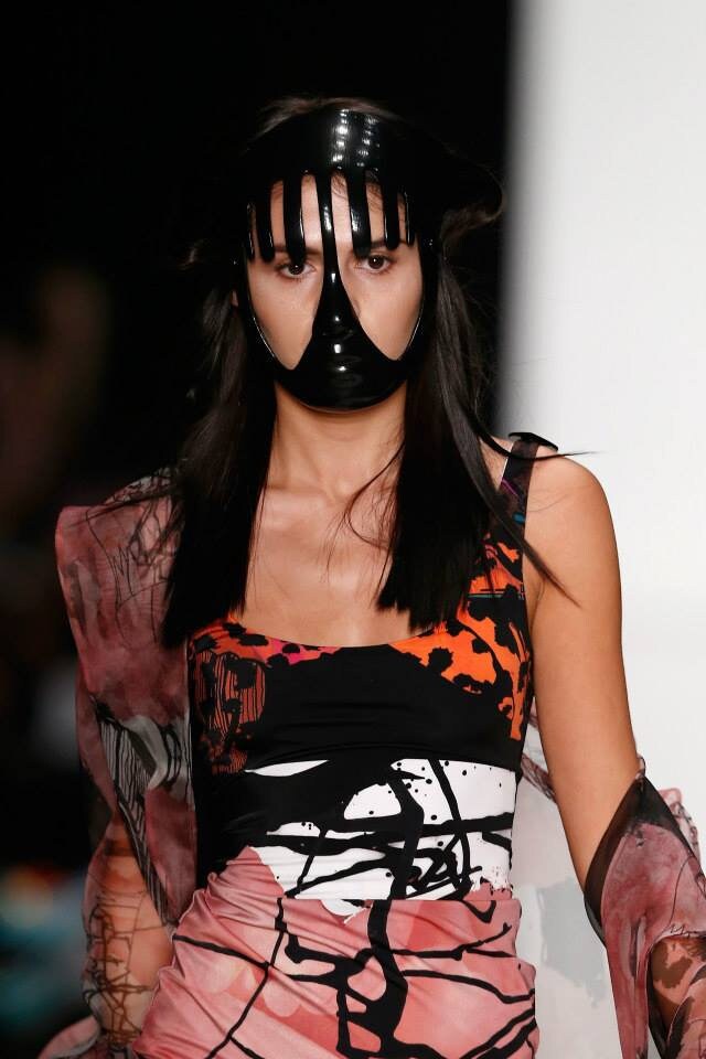 Fashion Mask Black Full Face Couture Photo Art Shooting Photographer ...