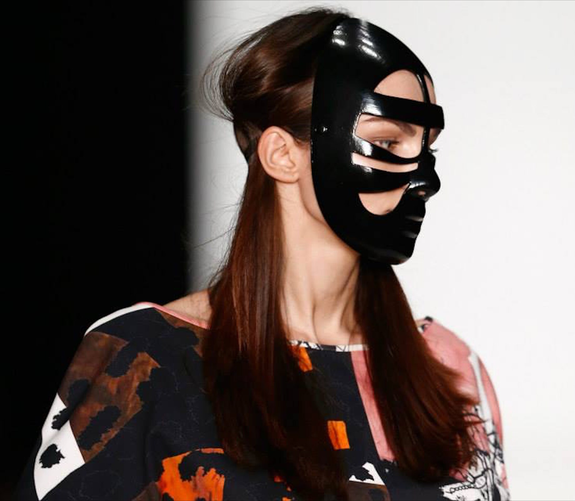 Fashion Mask Black Full Face Couture Photo Art Shooting Photographer ...