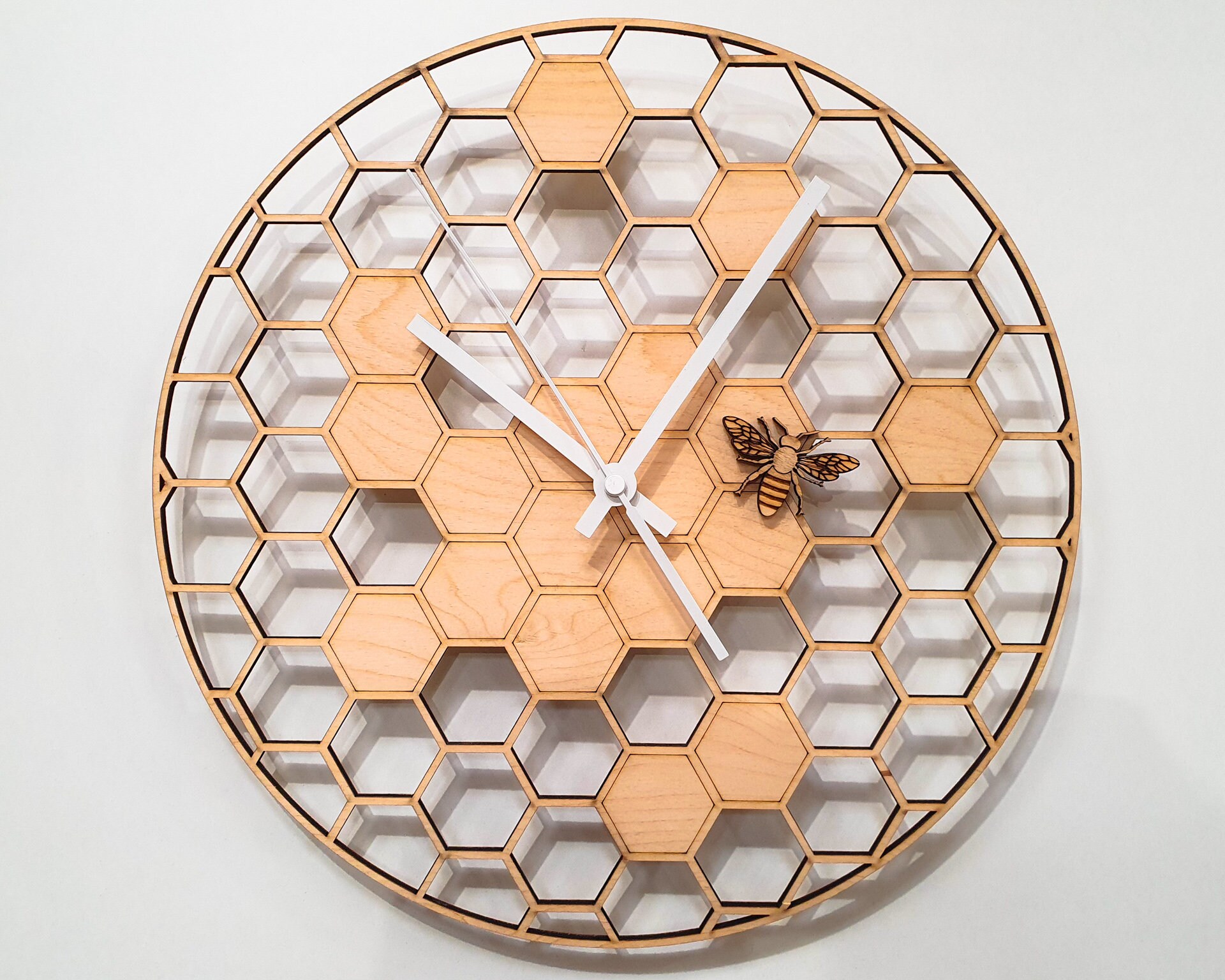 Wall Clock, Bee Gifts, Ornate Cut Out Clock, Time Piece, Clock, Kitchen ...