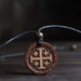 Wood Necklace-nommo Pendant, Nummo Symbol, Carved From Solid Wood ...
