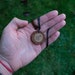 Eros God Symbol Necklace/pendant. Made From Solid Sycamore Wood. Round ...