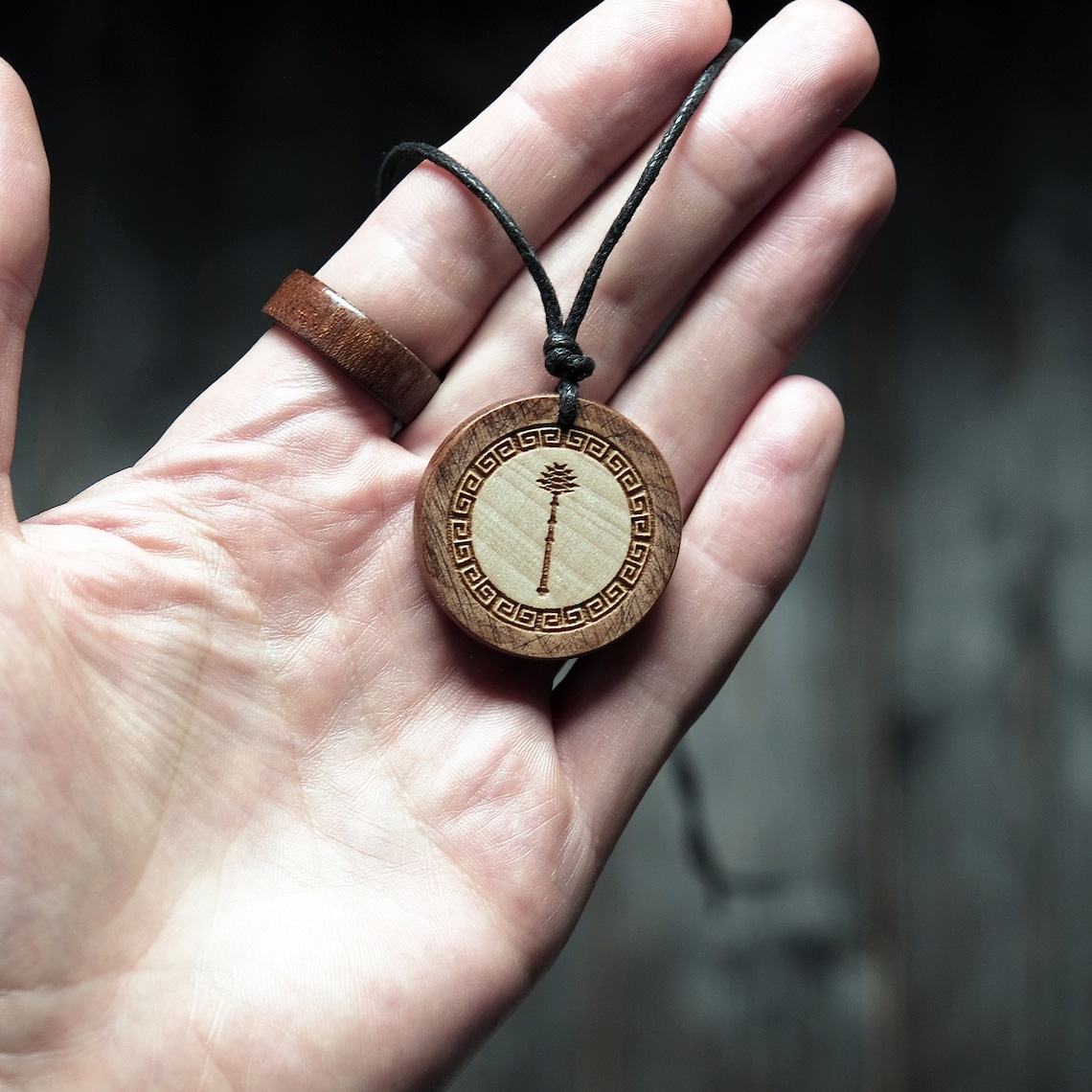 Dionysus Pendant Necklace-greek Symbol Pendant-ancient Greek Symbol ...