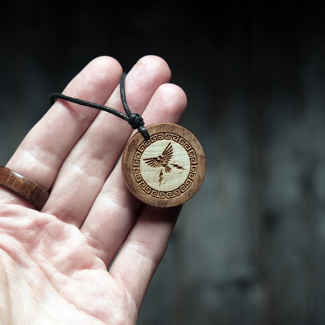 Zeus Necklace-greek Symbol Pendant-jupiter God Necklace-ancient Greek ...