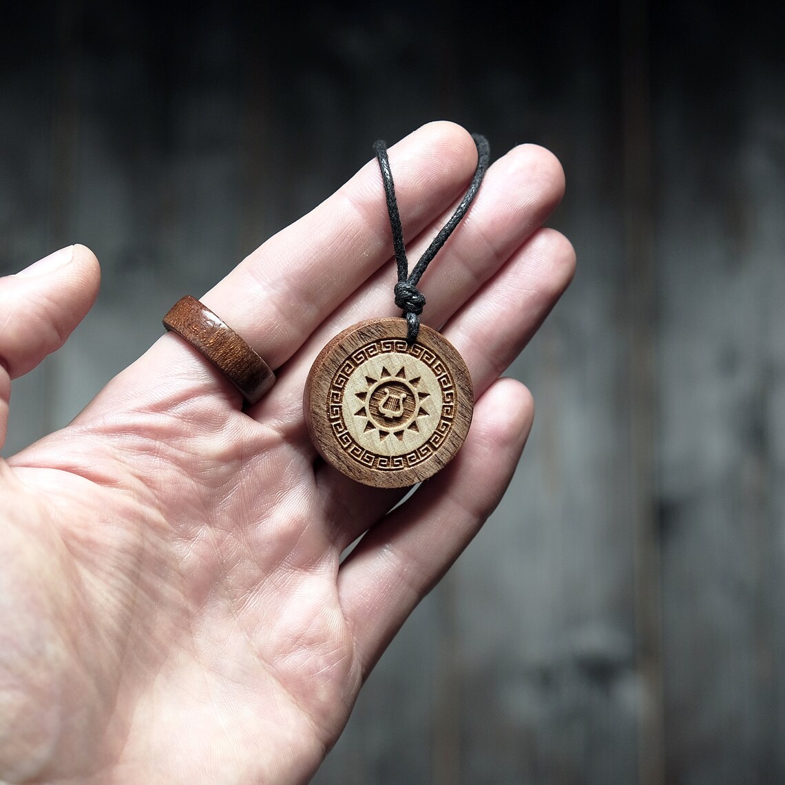 Apollo Necklace-Greek God Pendant-Sun God Necklace-Light God | Etsy